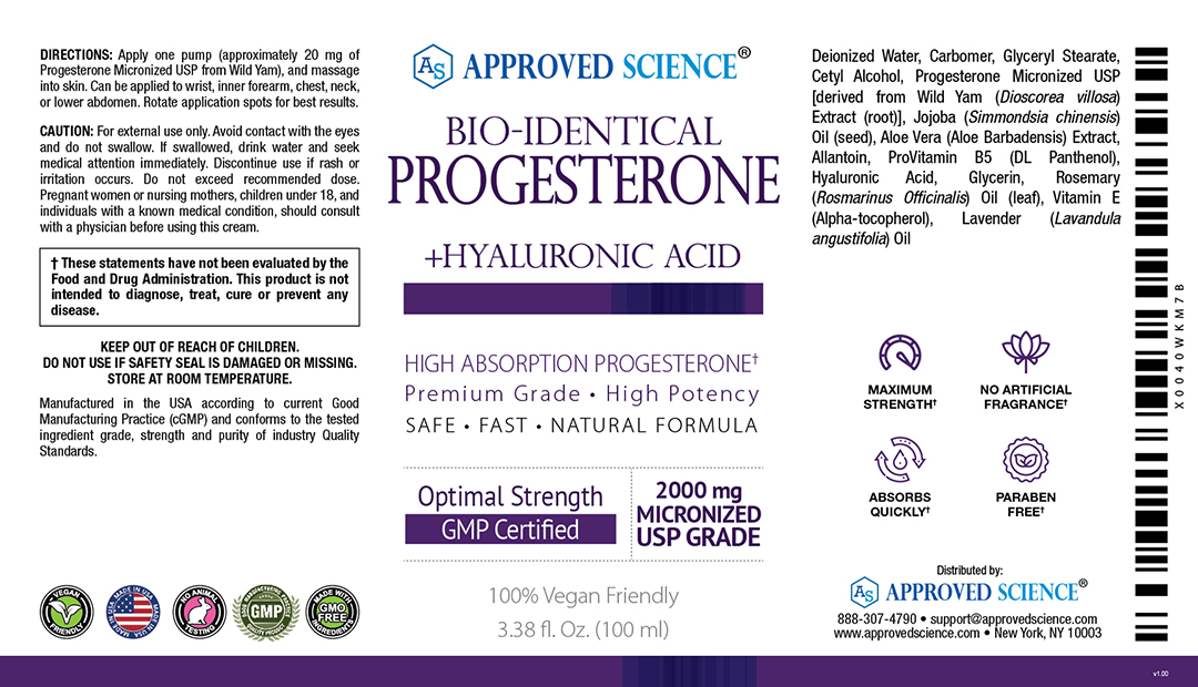 Approved Science Progesterone Cream